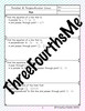Slope with Parallel and Perpendicular Lines Scaffolded Notes - Amped Up ...