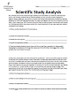 Scientific Study/Experiment Analysis Lesson - Amped Up Learning