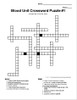 Blood Unit Crossword Puzzle Set - Amped Up Learning
