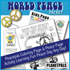 Planetpals™ World Peace Day Activity Puzzle & Coloring Set Peace Pal ...