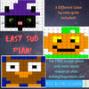Color by Note Music Grids: Halloween - Amped Up Learning