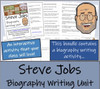 Steve Jobs - 5th & 6th Grade Close Read & Biography Writing Bundle ...