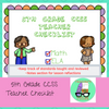 CCSS 5th Grade Standards Teacher Checklist - Amped Up Learning
