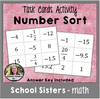 Number Line Sort Task Cards - Amped Up Learning