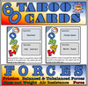 Forces - 60 Taboo Cards for Middle School Science - Amped Up Learning
