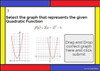 Vertex Form of a Quadratic Function: Graphing and Writing: Digital BOOM ...
