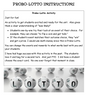 Probability Vocabulary Notes and Probo-Lotto Activity - Amped Up Learning