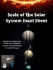 Scale of the Solar System (Excel sheet) - Amped Up Learning