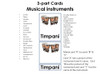 3-part cards Musical Instruments - Amped Up Learning