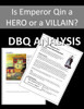 First Emperor Qin DBQ - Document Based Question Evidence Analysis ...