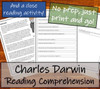 Charles Darwin - 5th & 6th Grade Close Read & Biography Writing Bundle ...