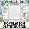 Population Patterns in the Middle East Reading Packet (SS7G7a) - Amped ...