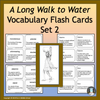 A Long Walk to Water Vocabulary Flashcards and Word Wall Set 2 - Amped ...