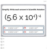 Operations with Numbers in Scientific Notation: Google Forms Quiz - 20 ...