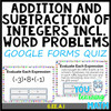 Addition and Subtraction of Integers, including Word Problems: GOOGLE ...