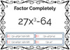 Factoring Sums and Differences of Cubes: Digital BOOM Cards - 20 ...