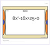 Solving Quadratic Equations by Completing the Square: GOOGLE Forms Quiz ...