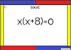 Solving Quadratic Equations by Factoring: 20 Task Cards + Note Cards ...