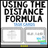 Using the Distance Formula: 20 Task Cards