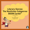 Literary Genres: The Nonfiction Subgenre BOOM! Cards TM