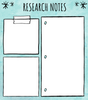 Digital Research Report Template for Google Classroom