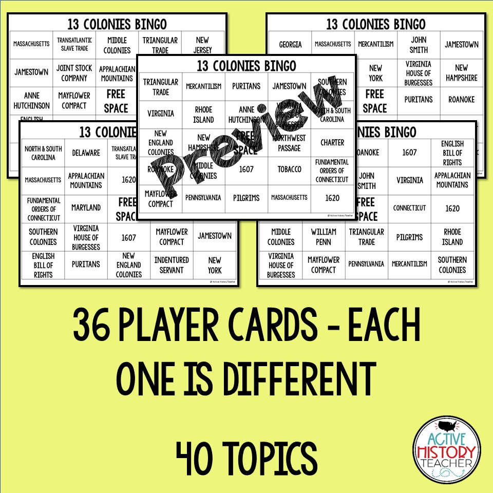 The Amendments Bingo Review - Amped Up Learning