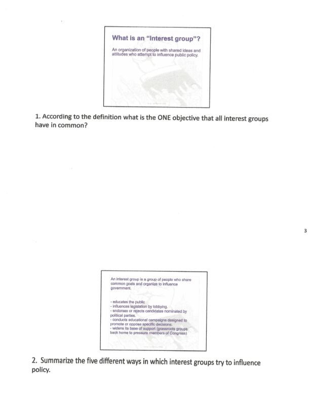 Interest Groups Flipped Unit/ Bundle - Amped Up Learning