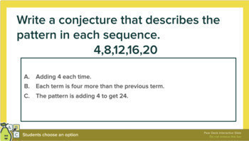 Conjectures and Counterexamples Comprehension Check