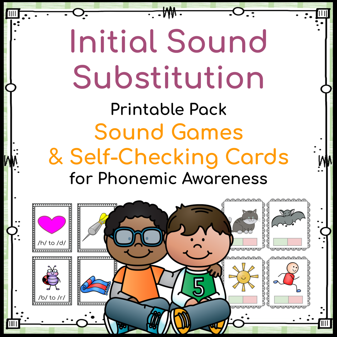 Phonological & Phonemic Awareness Picture Card Pack BUNDLE