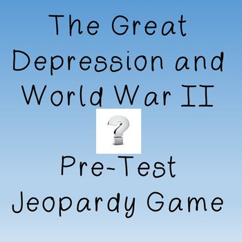Jeopardy Game, 1920's-1940's Recap - Amped Up Learning