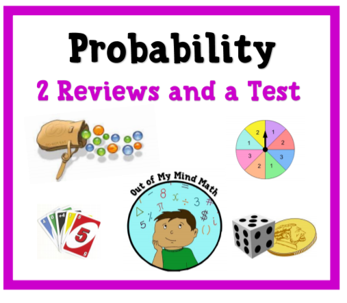 Probability - Test and 2 Reviews - Amped Up Learning
