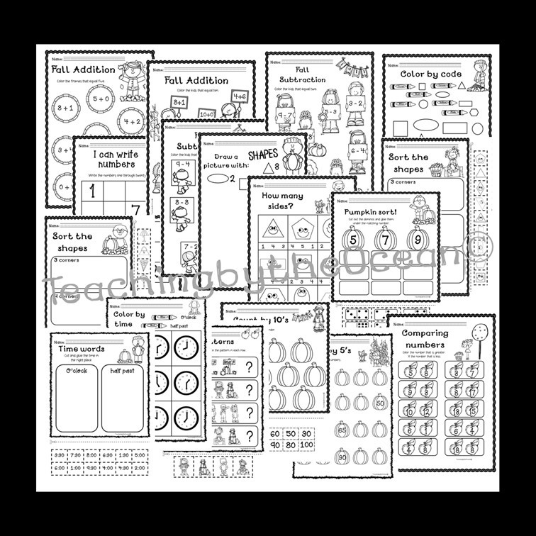 Kindergarten Math NO PREP - Winter - Amped Up Learning