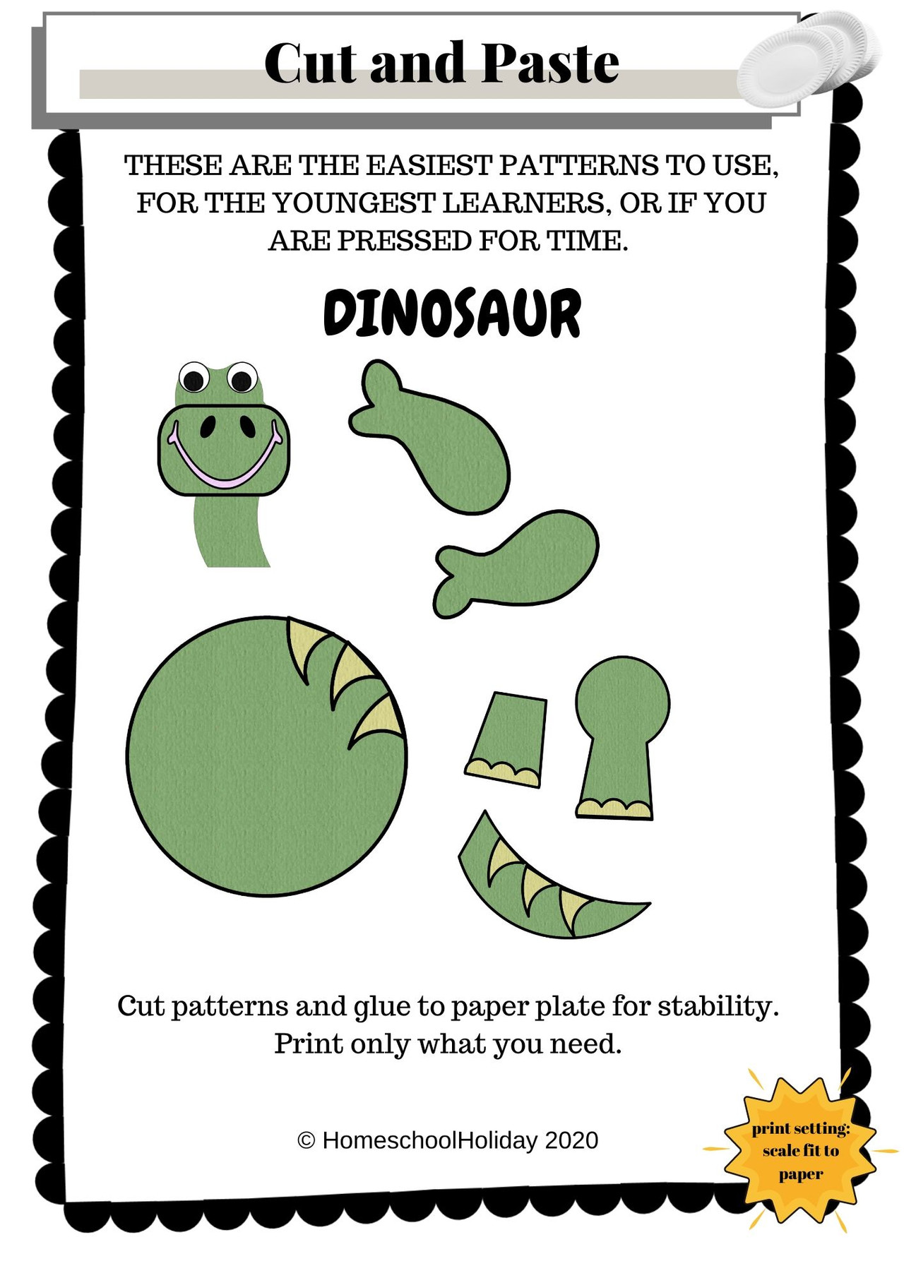 Dinosaur Fact Worksheets