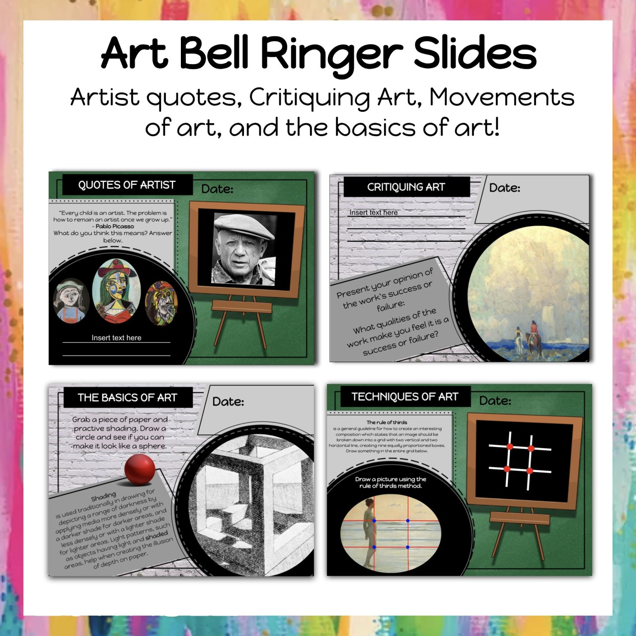 Art Bell Ringers - Artists Quotes, Critiquing Art, the Movements of Art ...