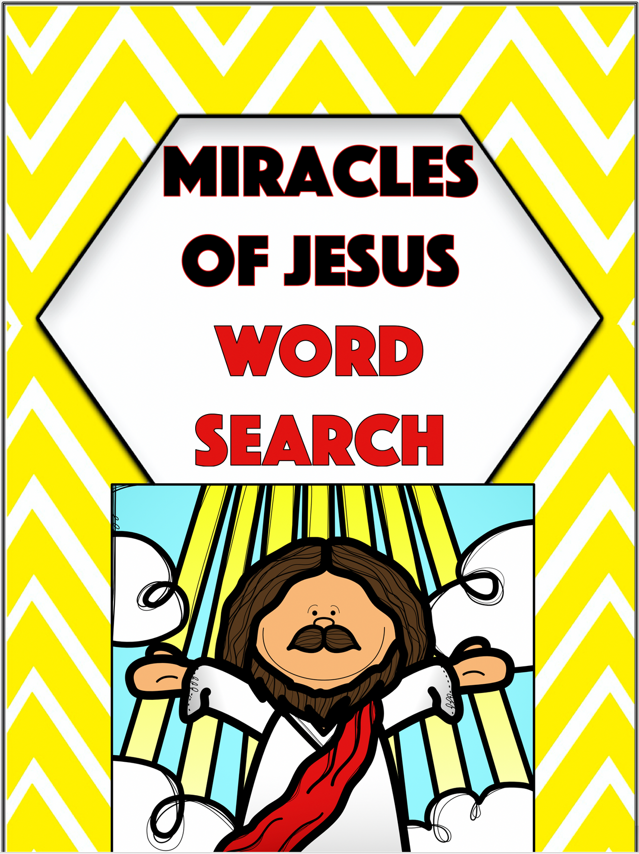 Miracles of Jesus Word Search - FREE, Sunday School