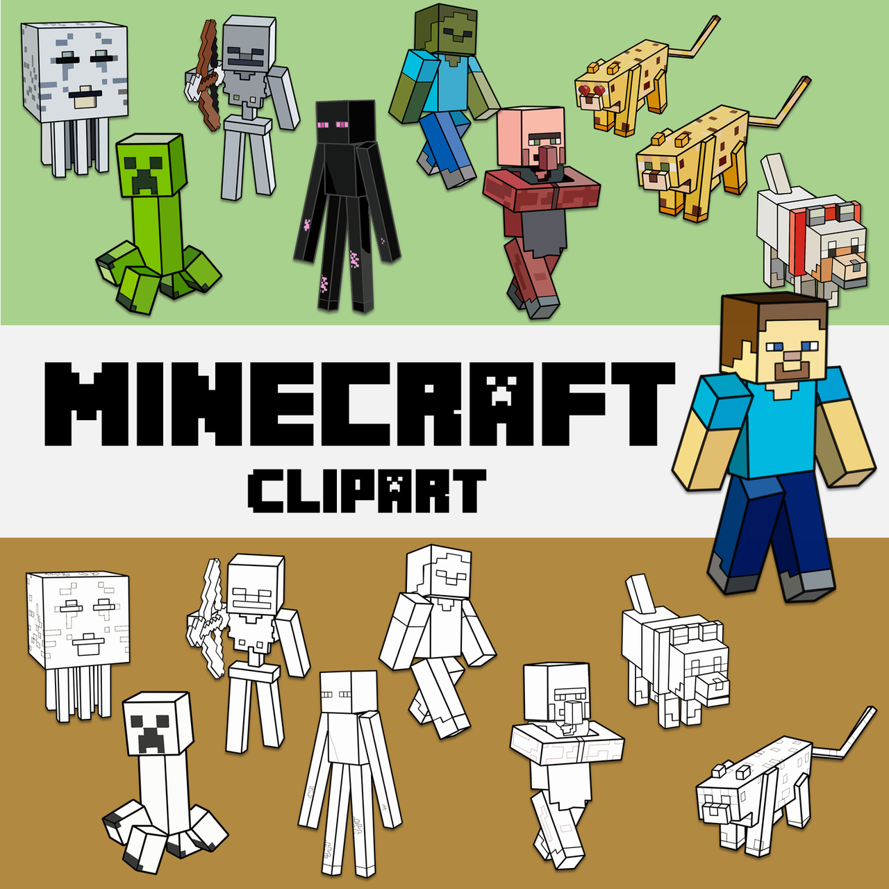 Minecraft Clipart/Vector Images/PNGs