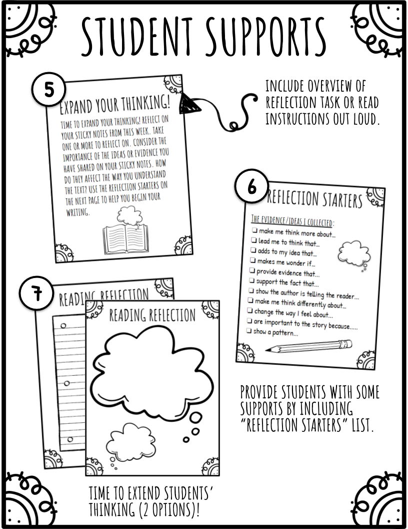 Stop and Jot Reflection Log / Journal (Nonfiction Text)