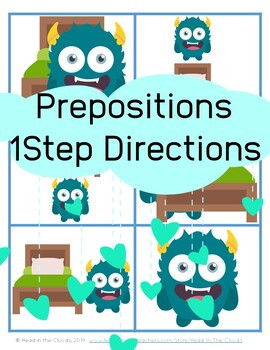 Prepositions and One Step Directions Receptive and Expressive Tasks