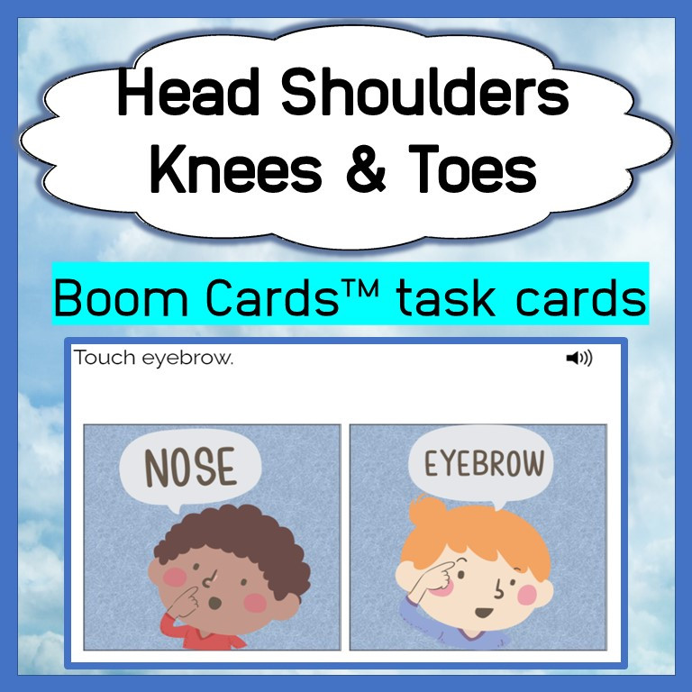 Boom Cards™ Body Part Identification Cards