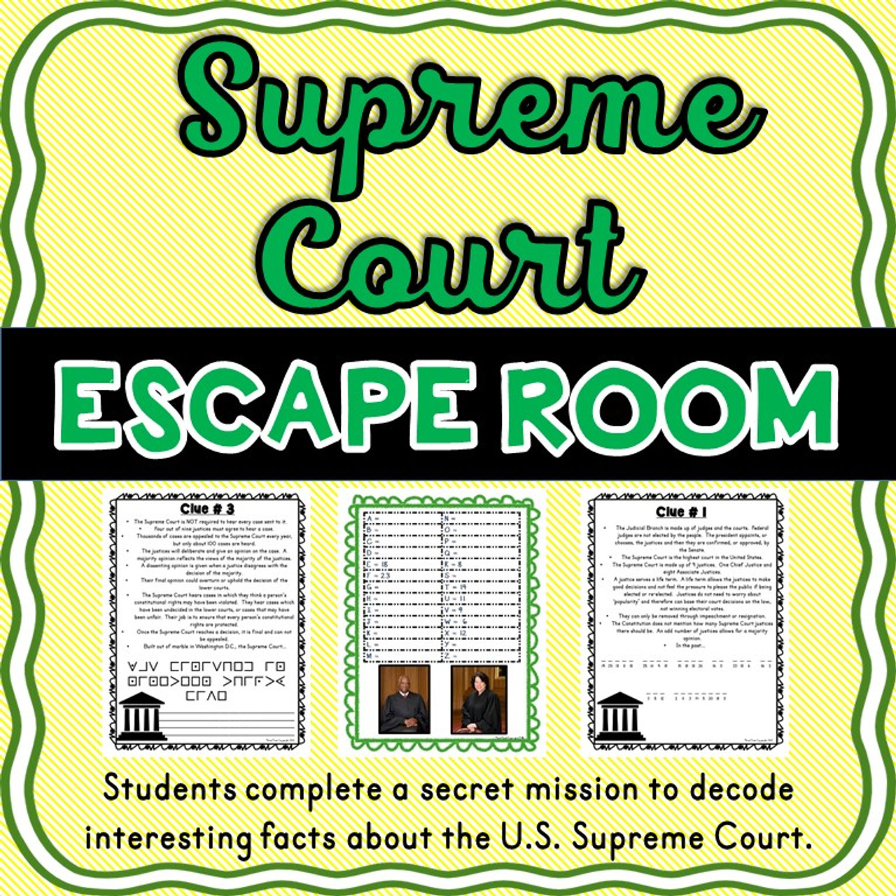Supreme Court ESCAPE ROOM supreme-court-escape-room