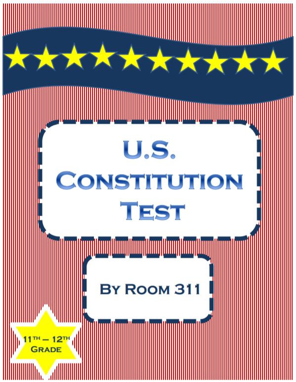 U.S. Constitution Test - Amped Up Learning