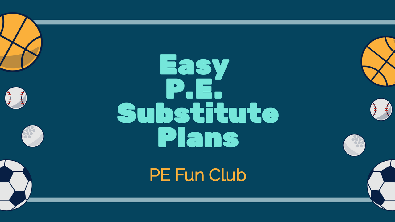 Easy PE Substitute Plans Bundle