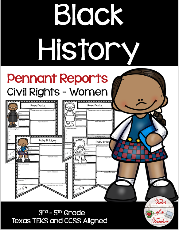 Civil Rights Women Pennant Reports ~ Black History - Amped Up Learning