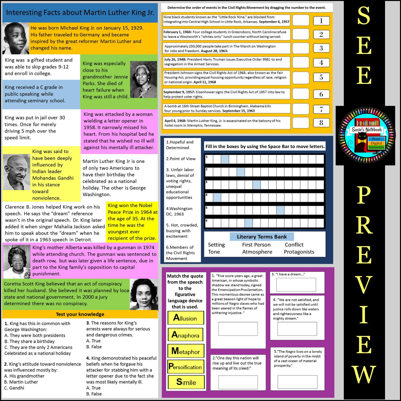 Black History MLK I Have a Dream, Civil Rights Movement Escape Distance ...