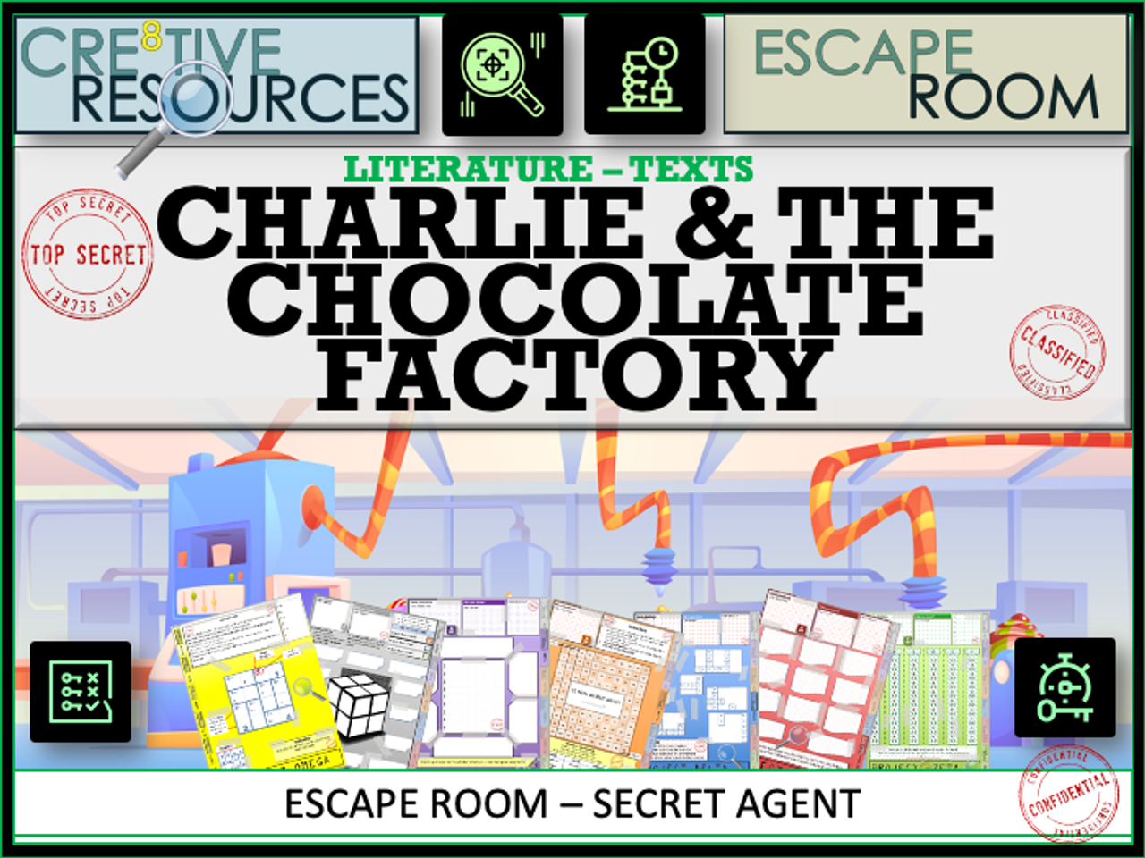 Charlie and Chocolate Factory Escape Room