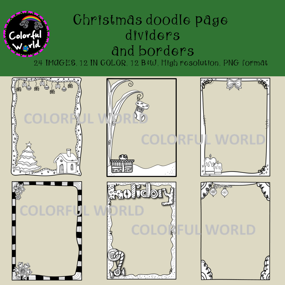 Fish page borders - Amped Up Learning