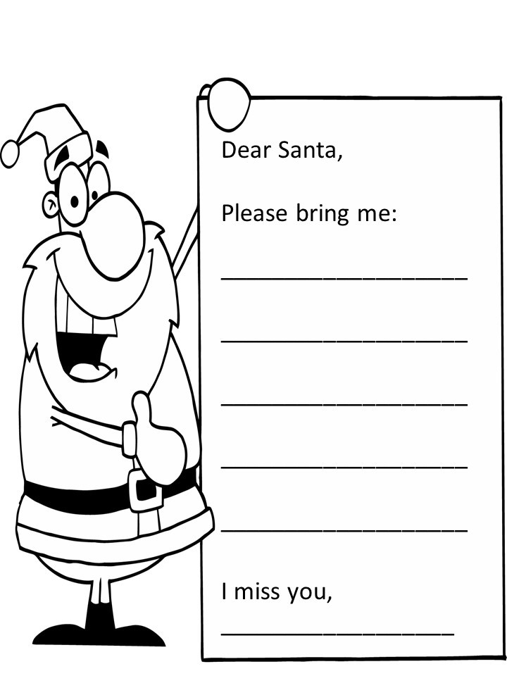 Santa Letters: 15 Fill-in-the-Blanks/Cut & Paste Letters - Amped Up ...