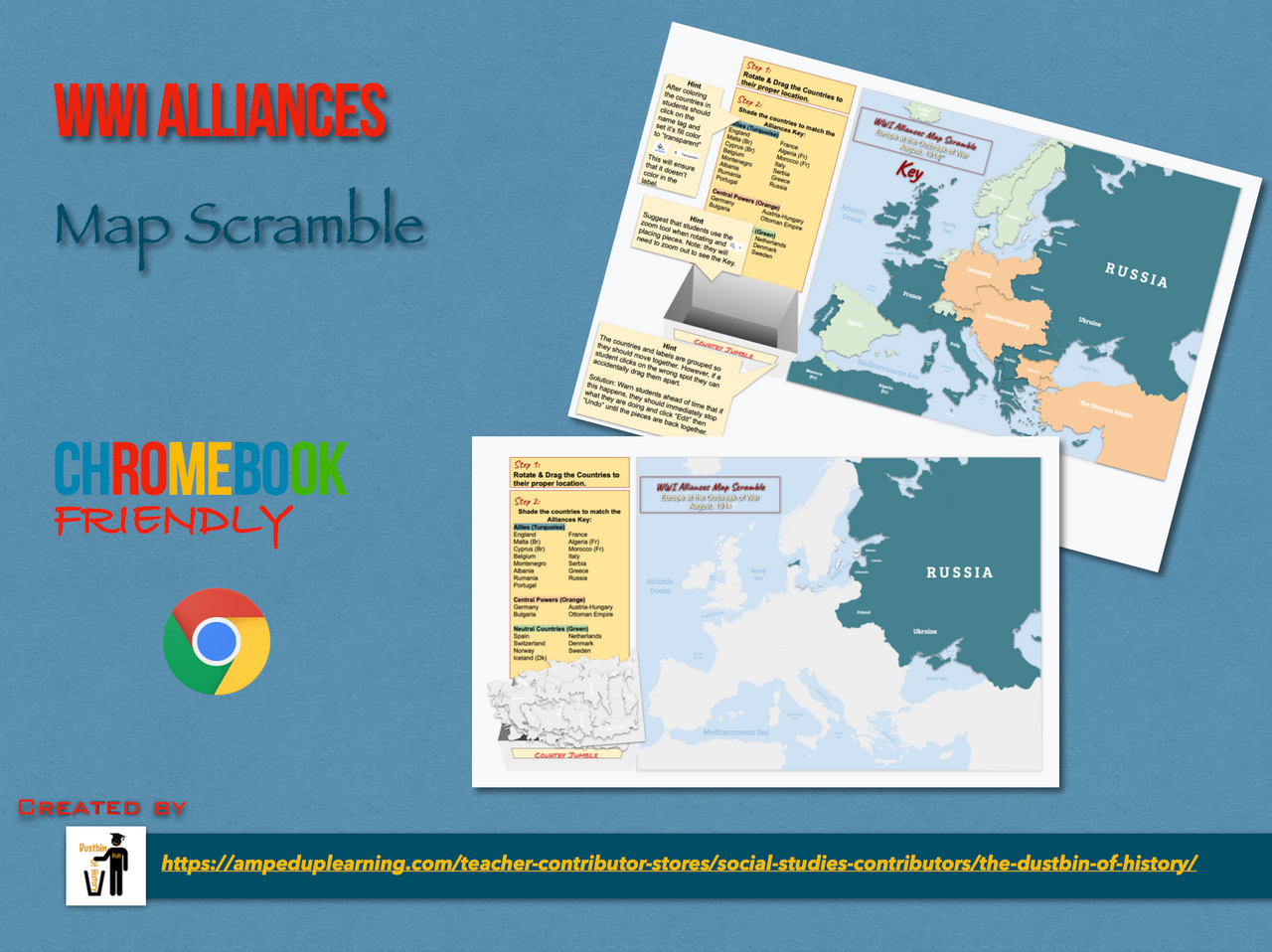 WWI Map - Amped Up Learning