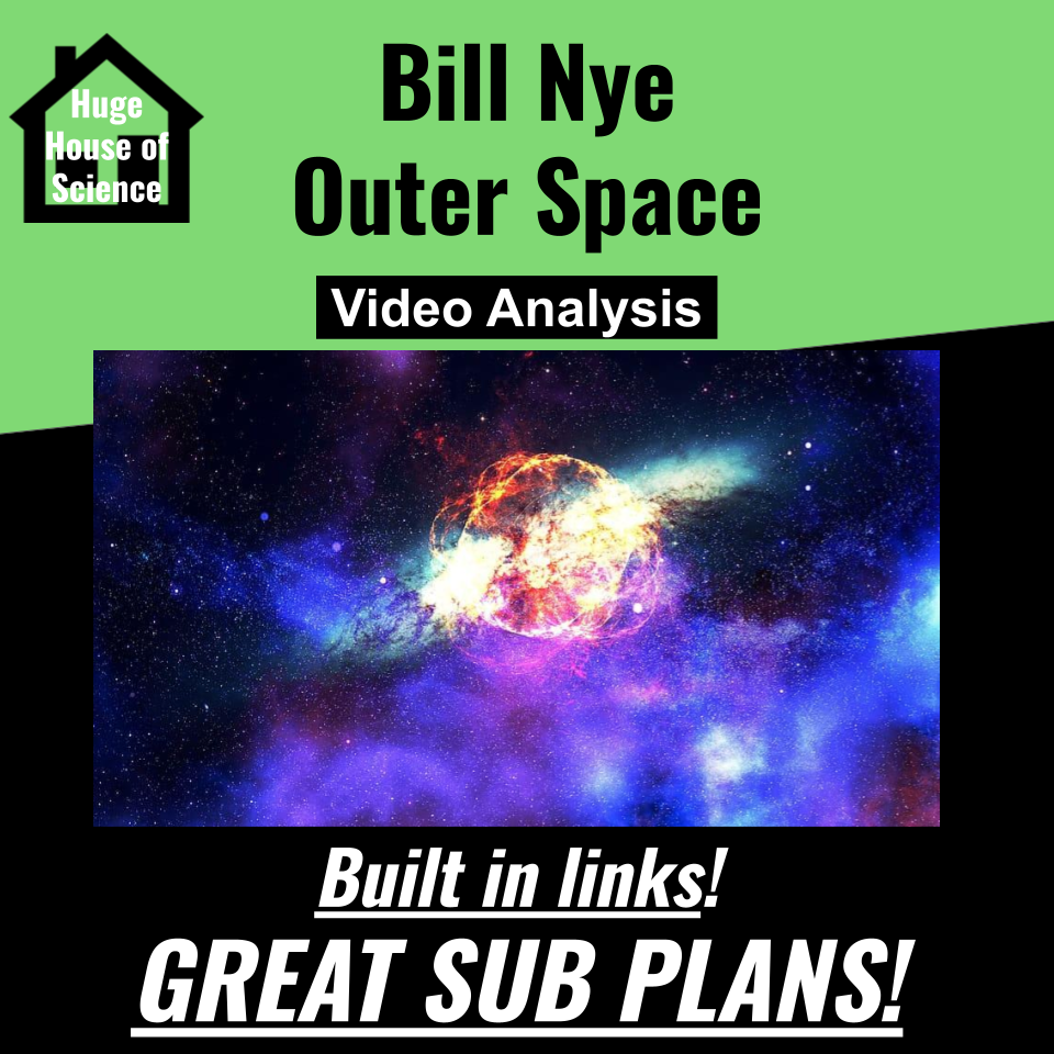 Bill Nye - Outer Space (Great Sub Plans or Distance Learning!)
