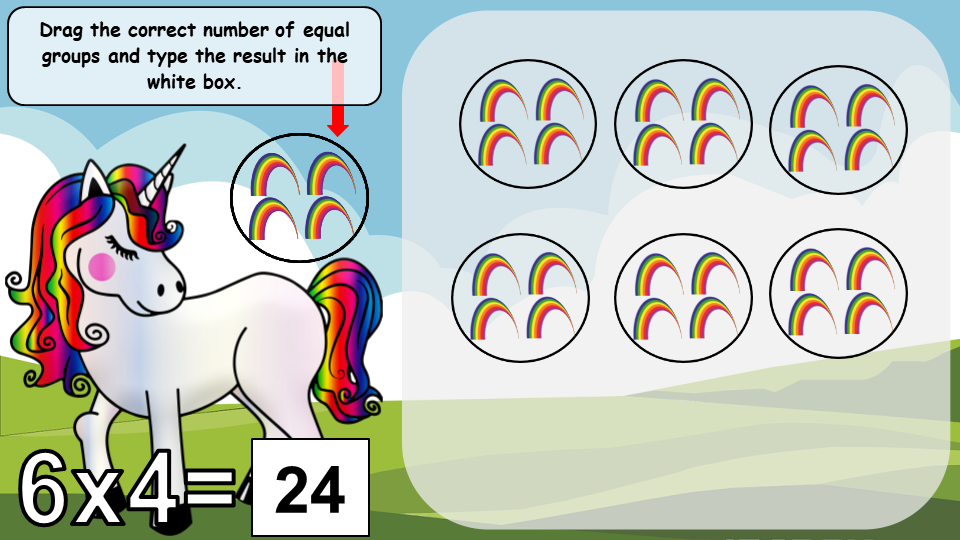 3rd Grade Math Spring Division Equal Groups in Google Slides EDITABLE ...